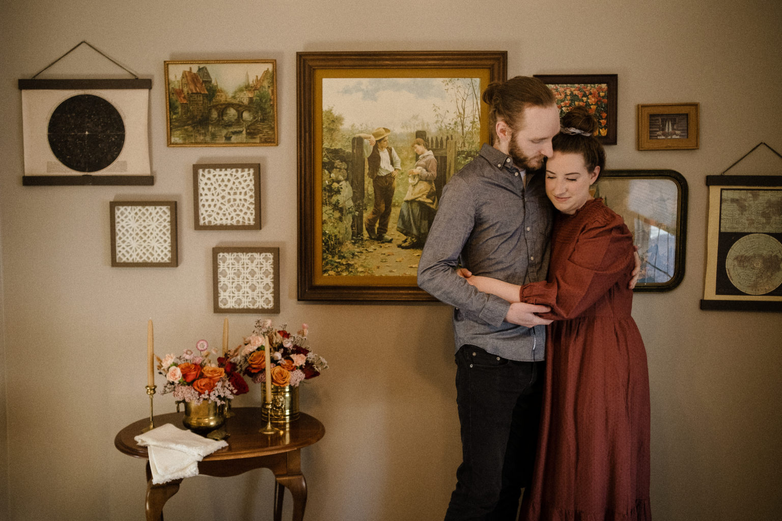 Cottage Core Couples Session in Minneapolis | The Coe Collective